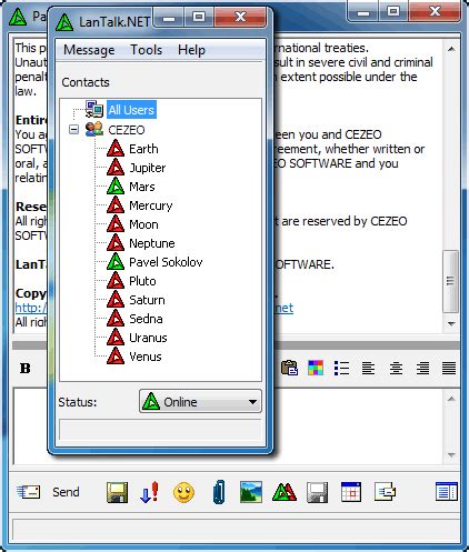 LAN Messenger As Network Messaging For Intranet To Replace Winpopup
