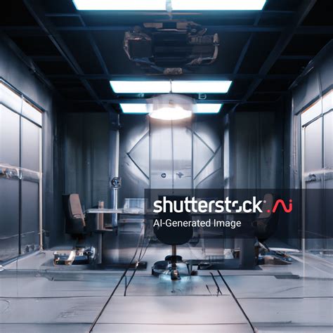 Jail Interrogation Room Modern Jail Backdrop Ai Generated Image