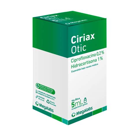 Ciriax Otic 02 1 Suspensión Gotas Oticas Inkafarma