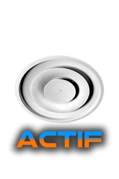 Dcg Actif Thermodynamic Aluminum Round Diffuser
