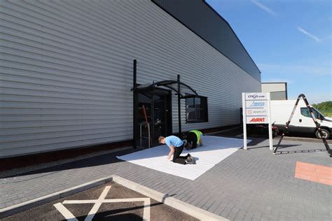 Cps Lift Signage Installation Pontefract Hg Graphics