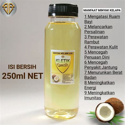 MINYAK KELAPA KLETIK 100 ASLI MINYAK KELAPA MURNI Lazada Indonesia