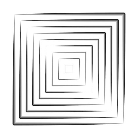 Square Divided Into Two