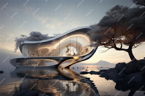 Premium Photo Emerging Synergy The Fusion Of Architecture And Nature In Modern Design Through