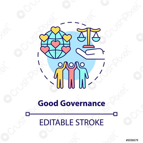 Good Governance Concept Icon Stock Vector 5058679 Crushpixel
