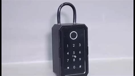 Safe Key Storage Box Biometric Electronic Digital Wifi Ttlock Tuya Fingerprint Smart Key Lock