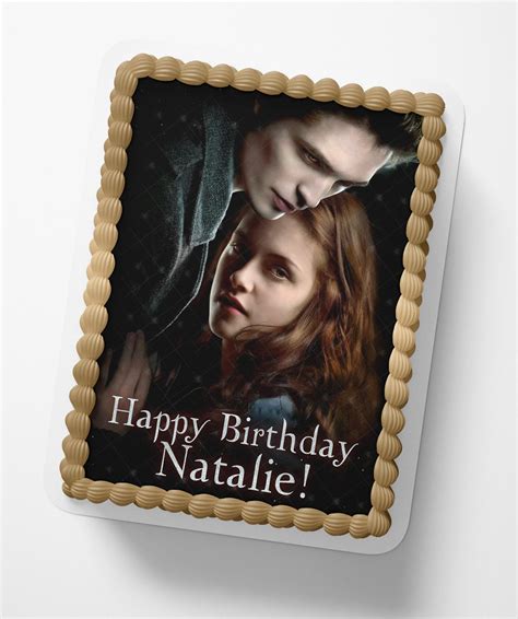 The Twilight Saga Edward Cullen Bella Swan Edible Cake Toppers