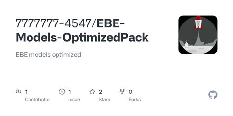 Github Ebe Models Optimizedpack Ebe Models Optimized