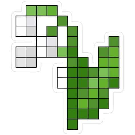 Minecraft Lily Of The Valley Sticker Minecraft Pixel Art Pixel Art