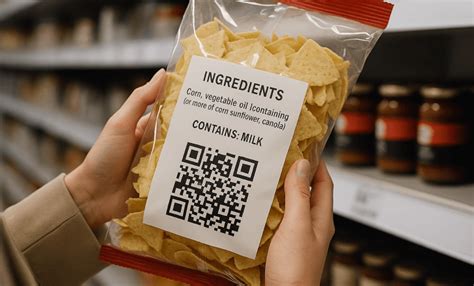 Qr Codes On Food Packaging Engage Inform And Comply
