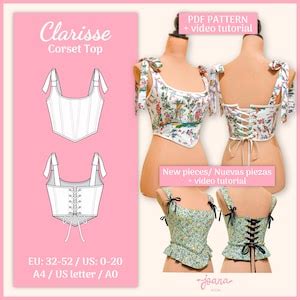 Corset Pattern Etsy