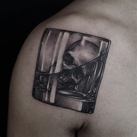 Whiskey Glass Tattoo