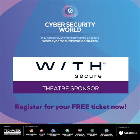 Withsecure Consulting On Linkedin Cybersecurity Techweeksingapore Withsecure Itsecurity