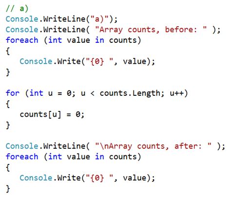 solved write statements that perform the following