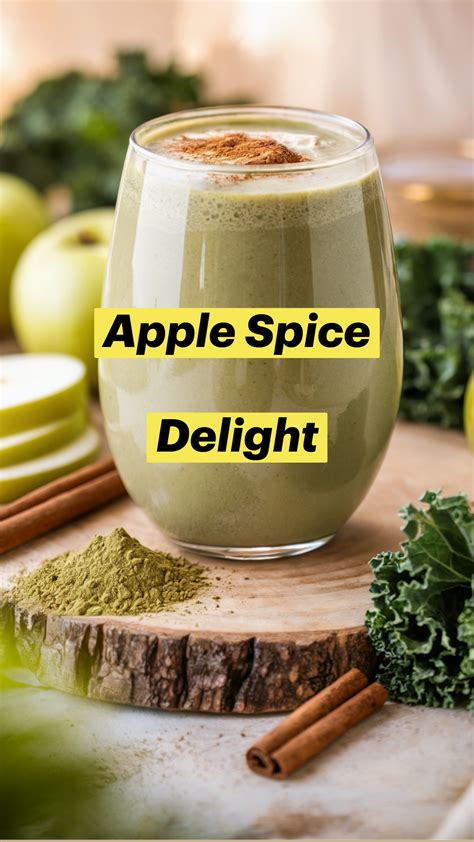 Apple Spice Delight Smoothie Cozy And Healthy Fall Flavor 🍎
