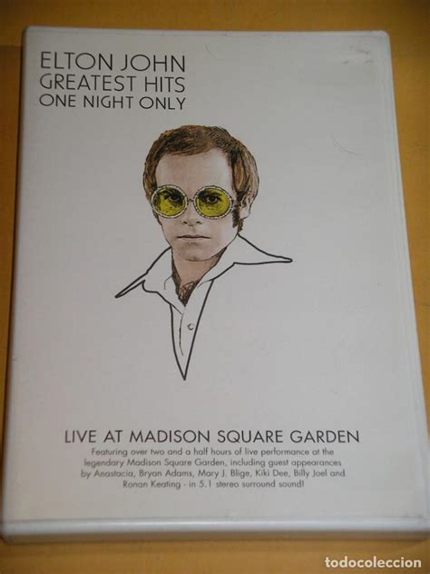 Elton John Greatest Hits One Night Only Live Vendido En Venta