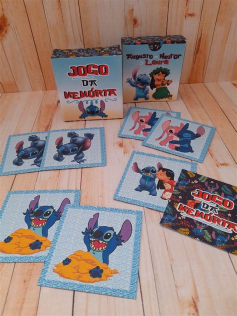 Jogo Da Memória Lilo E Stitch Fazemos Em Todos Os Temas