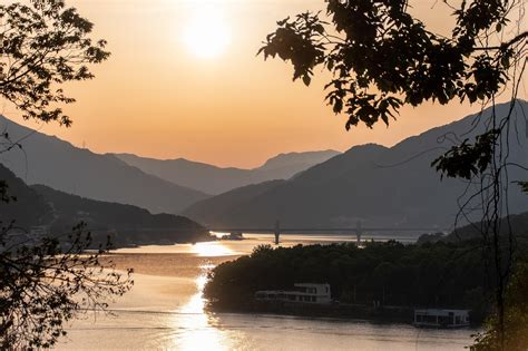 Lake Sunset Dusk Free Photo On Pixabay