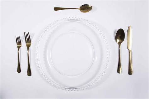 Eventive გამჭირვალე თეფში ჩარჯერი