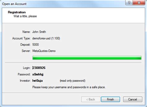 Opening Of Accounts Getting Started MetaTrader 4 Help