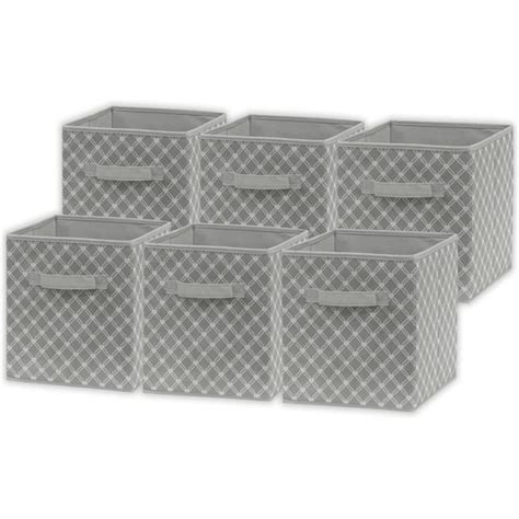 Simplehouseware Strong Fabric Cube Storage Bins Foldable Organizer