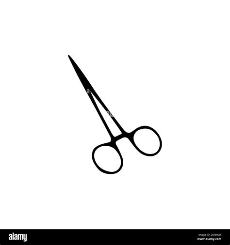 Scissors Icon Simple Style Barber Shop Poster Background Symbol