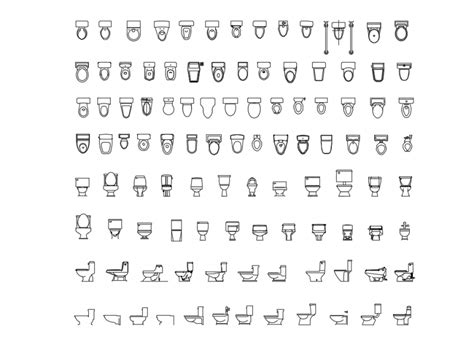 Miscellaneous Sanitary Blocks Cad Drawing Details Dwg File