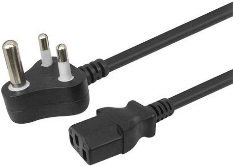 Pvc 3 Pin Single Phase Power Cords For Electric Appliance At Rs 290piece In Noida
