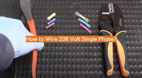 How To Wire 208 Volt Single Phase Electronicshacks