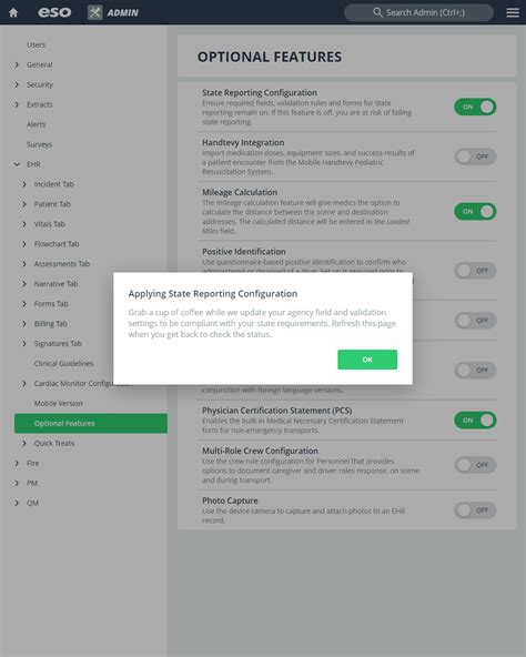 Activate Optional Features