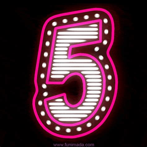 High Energy Animated Number 5 S Good For Birthdays And High Fives