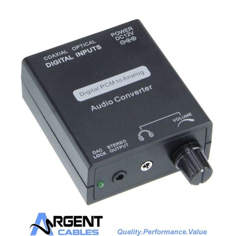 Digital To Analog Audio Converter With Headphone Out