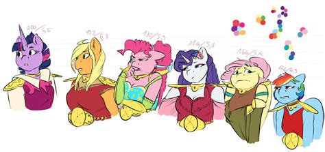 Mane Six Redesign By Fantazy Mad On Deviantart