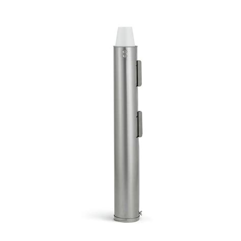 Dispense Rite Surface Mount Spring Loaded Cup Dispenser Stainless Steel