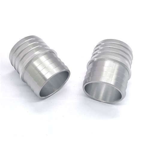 Aluminum Radiator Hose Connector For Car Use Silver 112 Inch