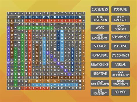 Effective Communication Wordsearch