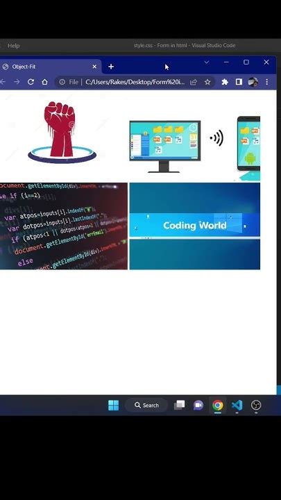 Object Fit Cover Property In Css Css Html Webdevelopment Trending