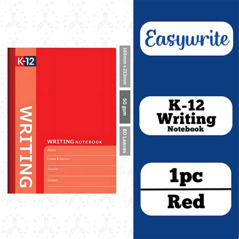 Advance K 12 Writing Notebook 1pc Shopee Philippines