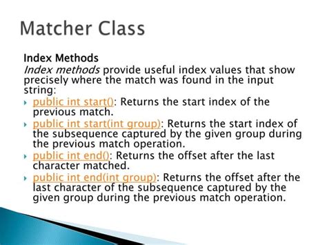java regular expression ppt