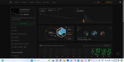 Junaid Shareef On Linkedin Leetcode 100daysofcode Learninpublic