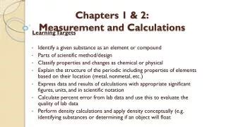 Ppt Measurement And Calculations Powerpoint Presentation Free