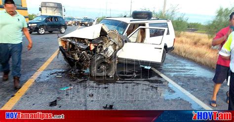 Hoy Tamaulipas Accidente En Tamaulipas Nueve Heridos Deja Choque