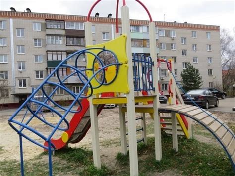 Новая детская площадка установлена на улице Лескова в Нижнем - МК ...