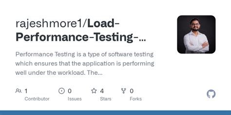 Github Rajeshmore1load Performance Testing For Ml Applications