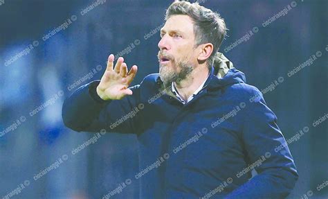 Eusebio Di Francesco Contro La Salernitana Gara Che Vale La Stagione