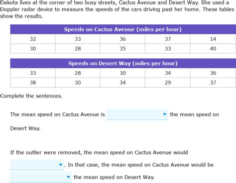 IXL Checkpoint Compare Data Sets Algebra 1 Practice