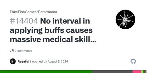 No Interval In Applying Buffs Causes Massive Medical Skill Gain Foods