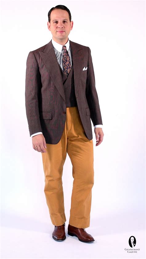 Pantalones Casuales Men High Waist Casual Loose Straight Suit Pants