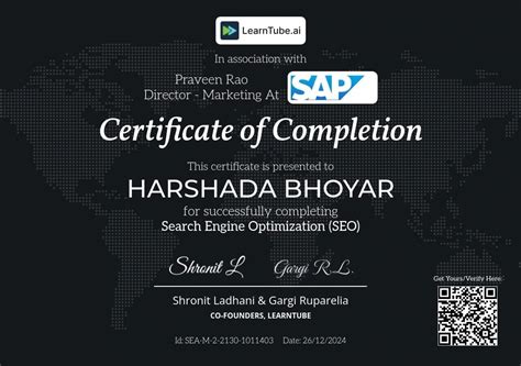 harshada bhoyar on linkedin seo digitalmarketing certification
