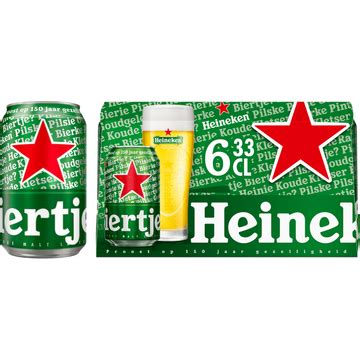 Heineken Premium Pilsener Bier Blik 6 X 33cl Bestellen Bier En Wijn